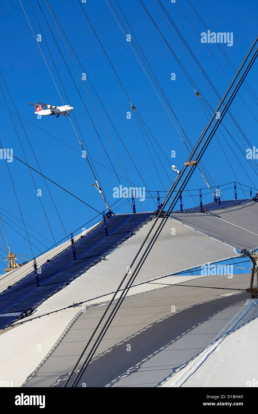 Up at the O2'- High level walkway over the Millenium Dome London United ...