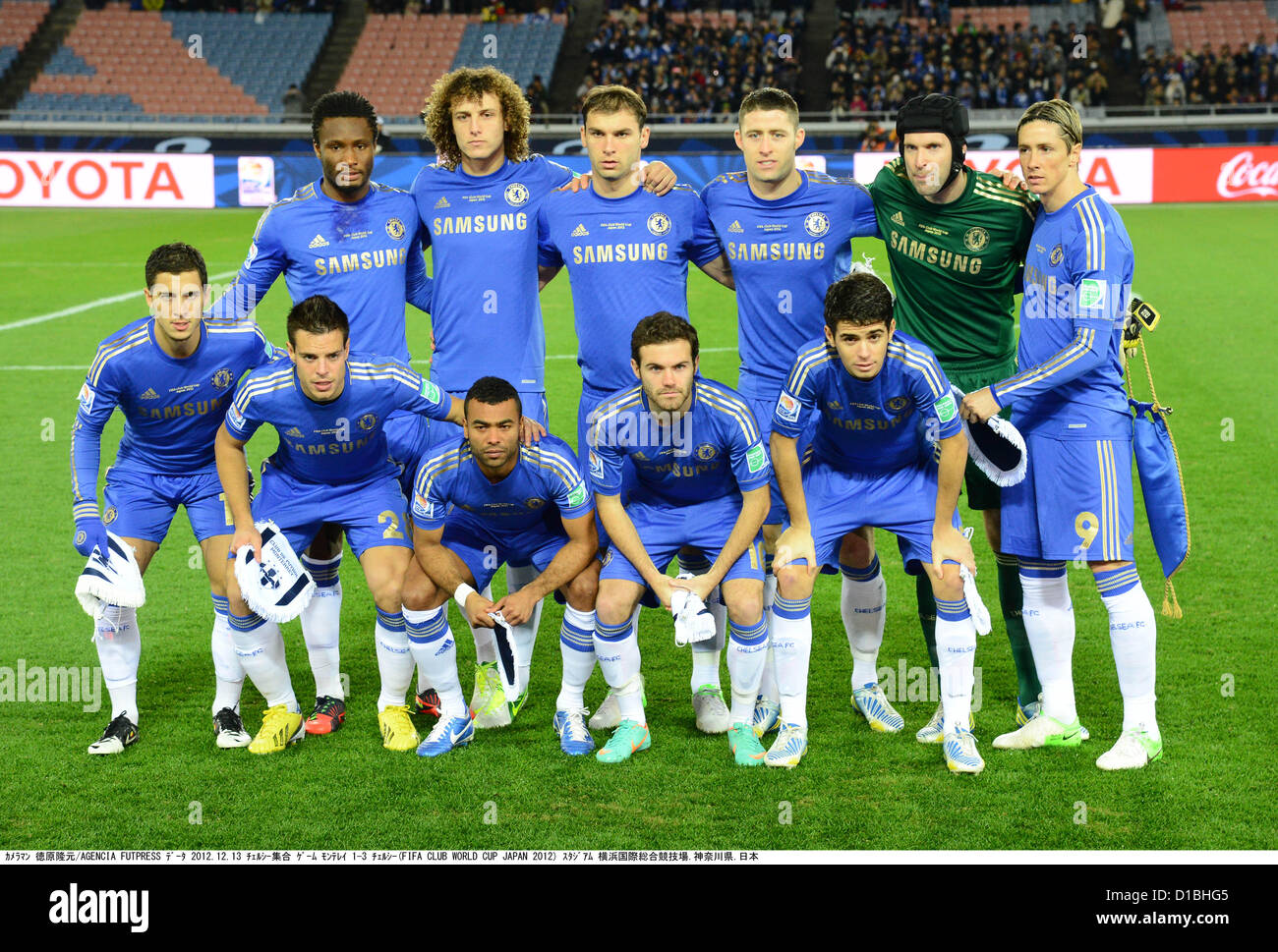 Chelsea team group line-up, DECEMBER 13, 2012 - Football / Soccer ...