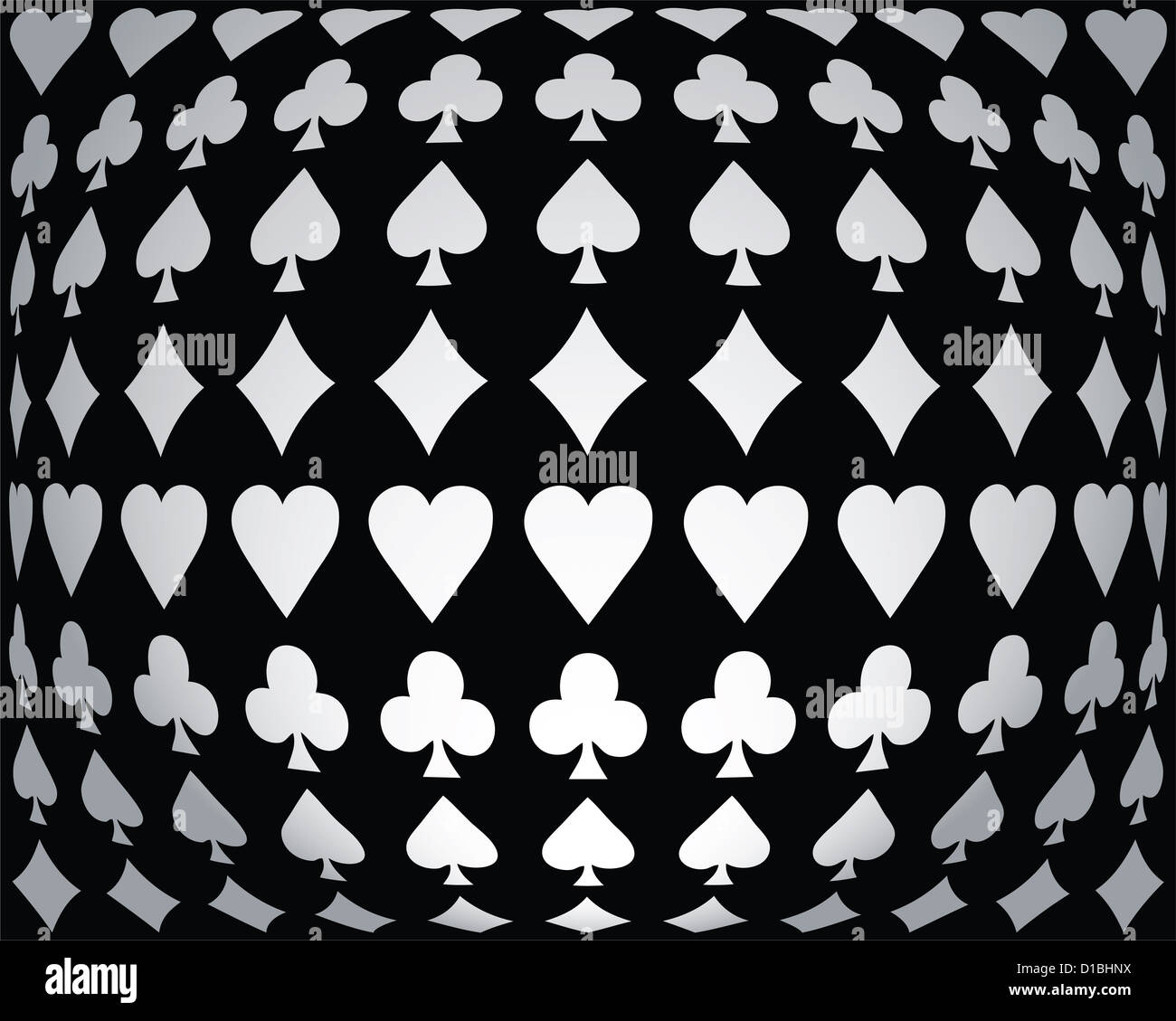 Black-white seamless poker background Stock Photo - Alamy