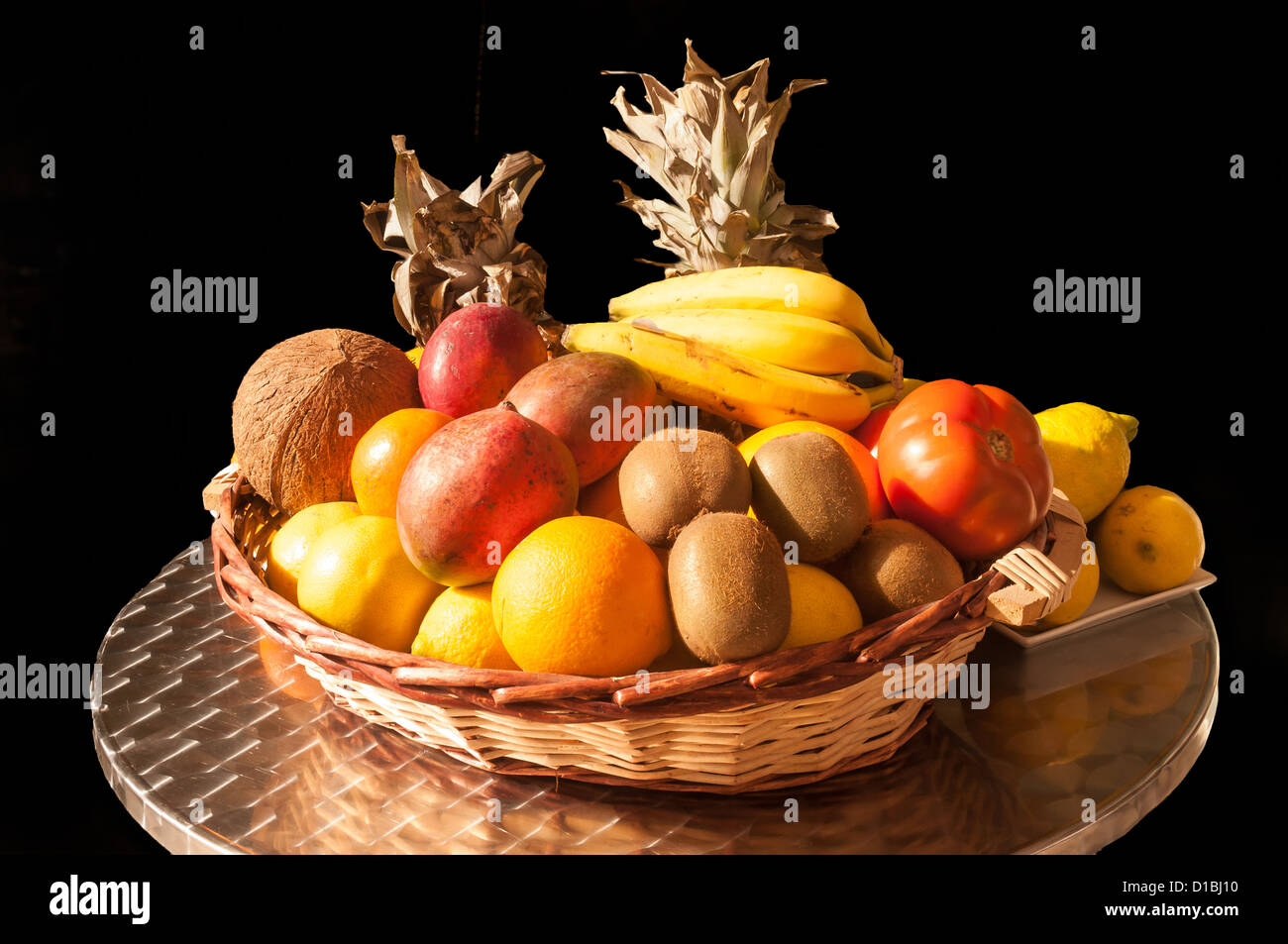A still life of fruit arranged in a restaurant Stock Photo - Alamy