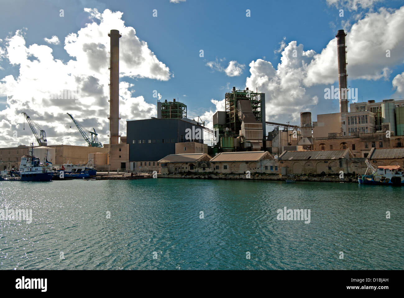 Valletta Power Station Stock Photo - Alamy