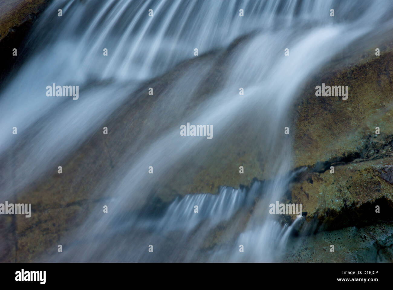 River, beck, waterfall, Cumbria, Lake District National Park, England ...