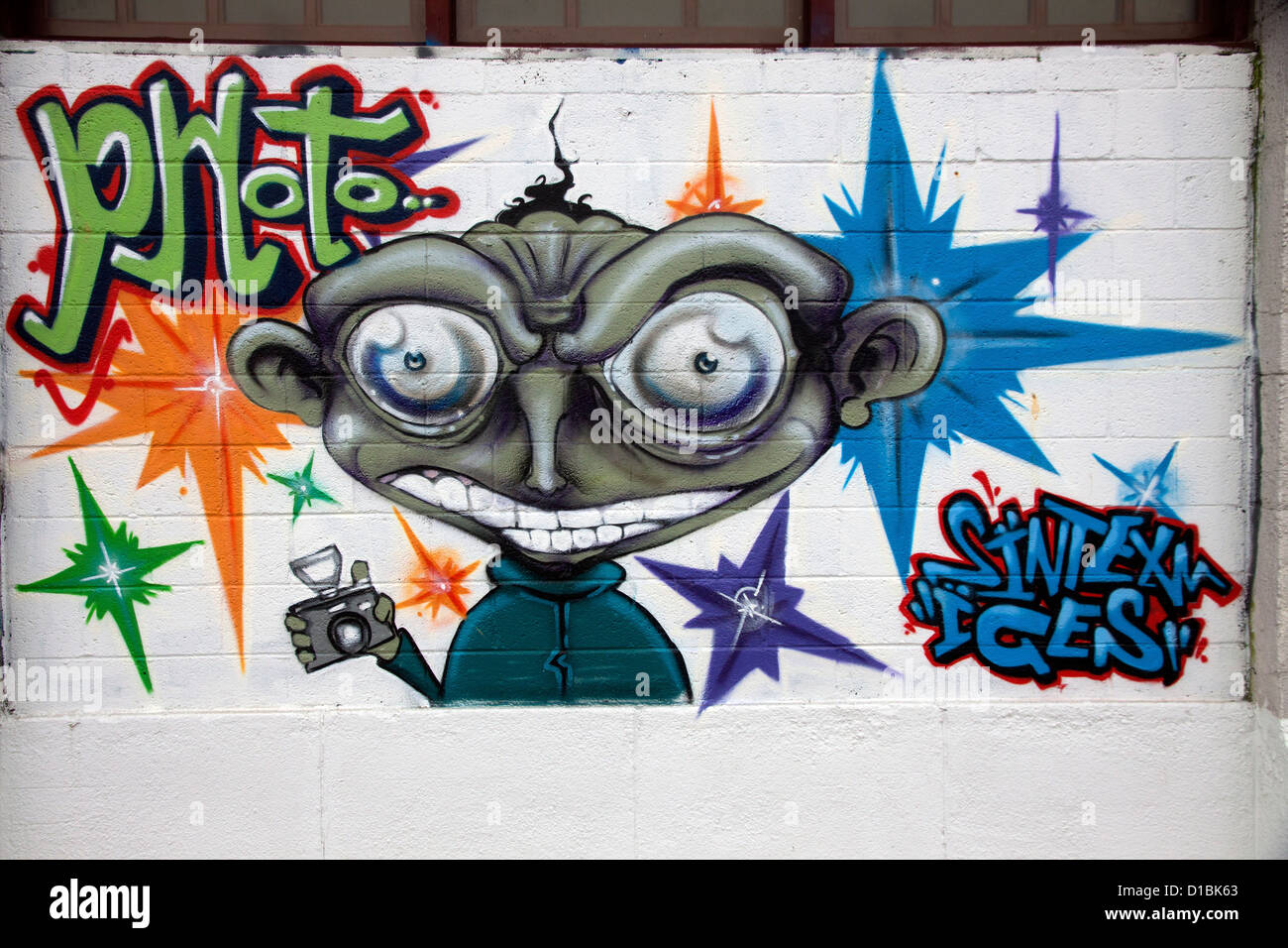 Graffiti caricature hi-res stock photography and images - Alamy
