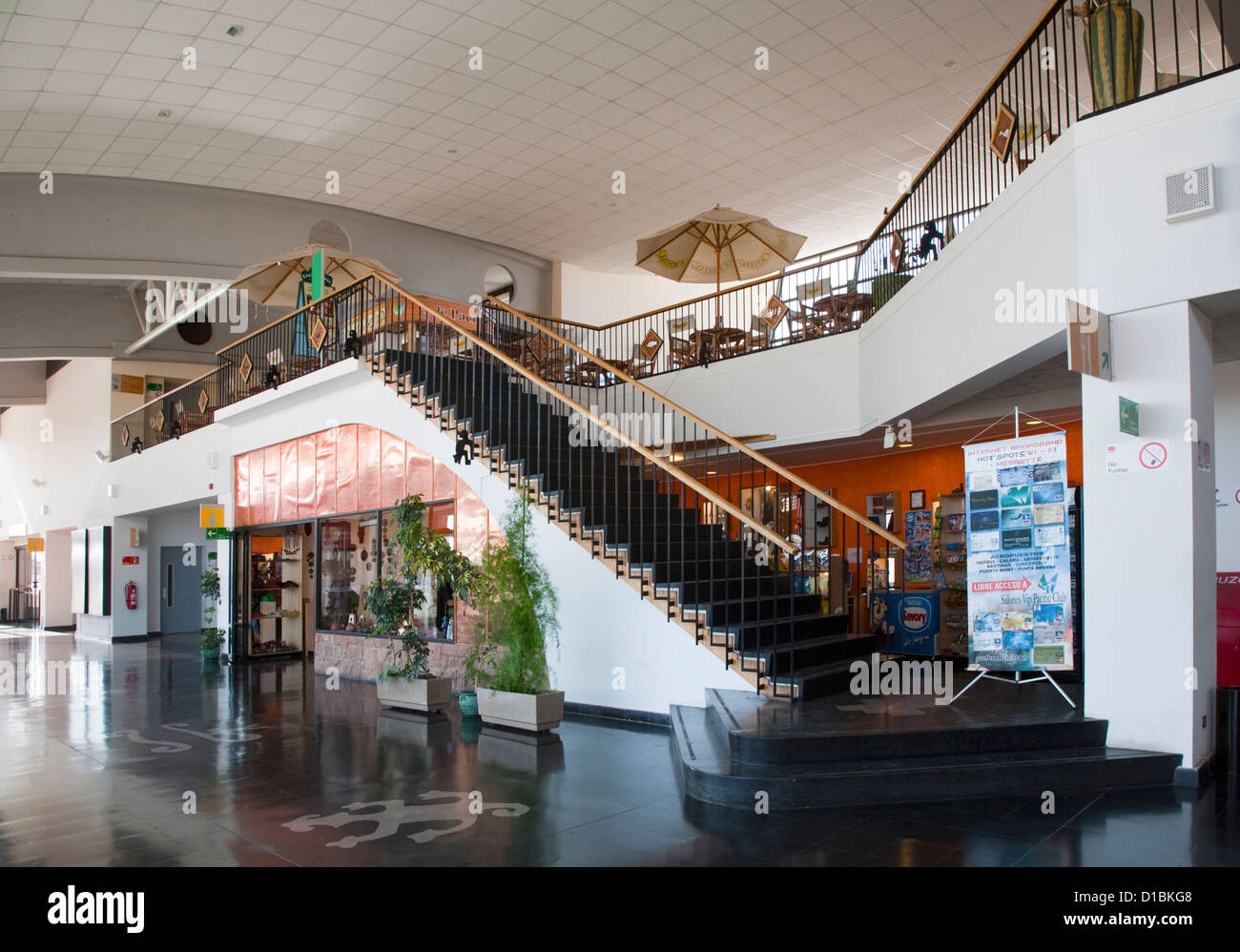 El Loa Airport Interior, Calama, Chile Stock Photo - Alamy