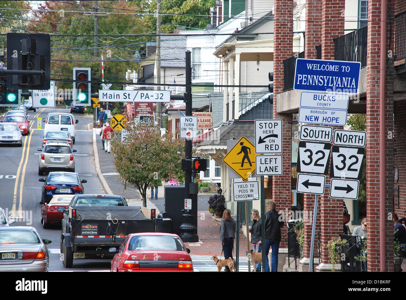 Pennsylvania welcome sign hi-res stock photography and images - Alamy