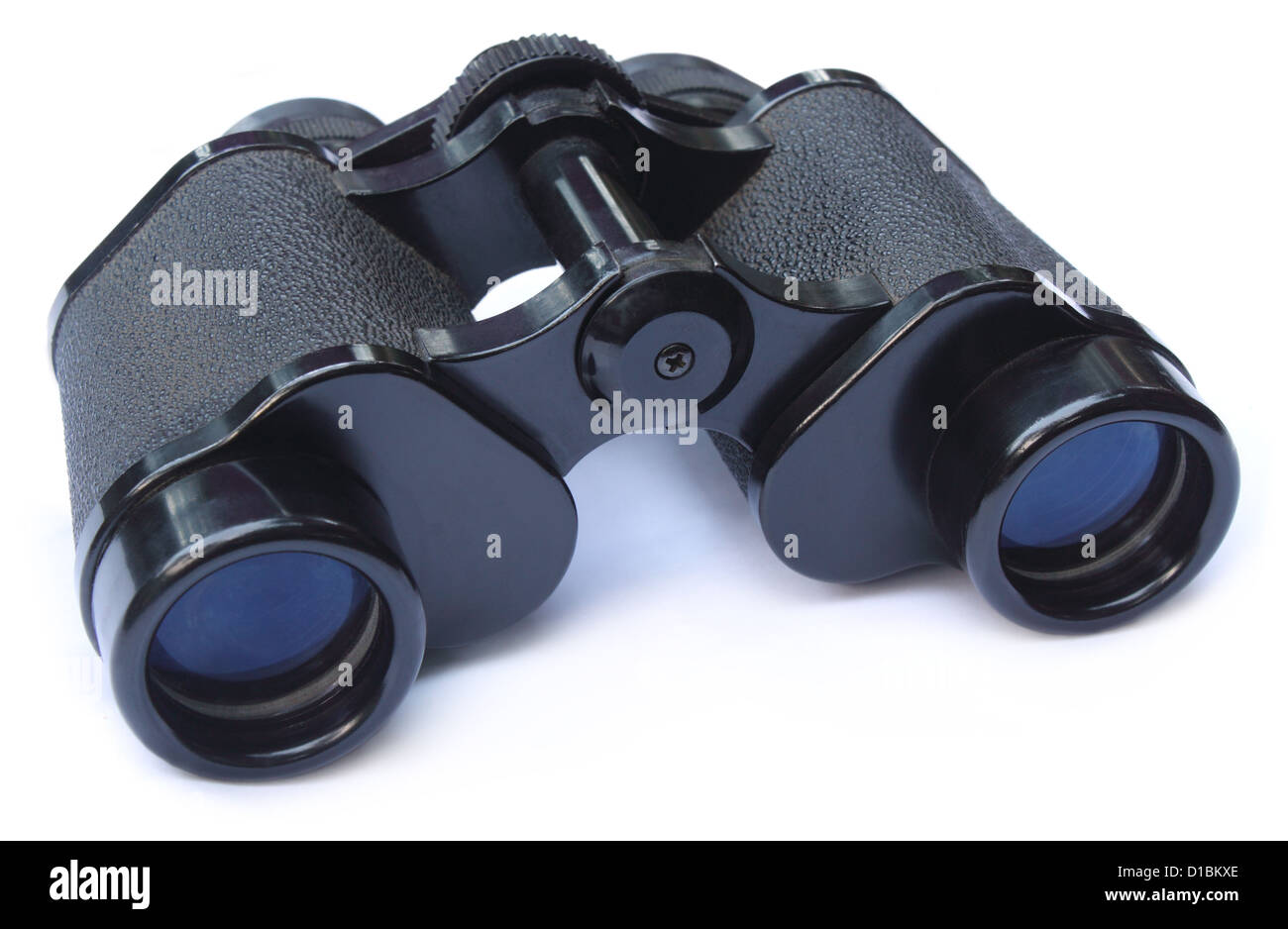 Binoculars over white background Stock Photo - Alamy