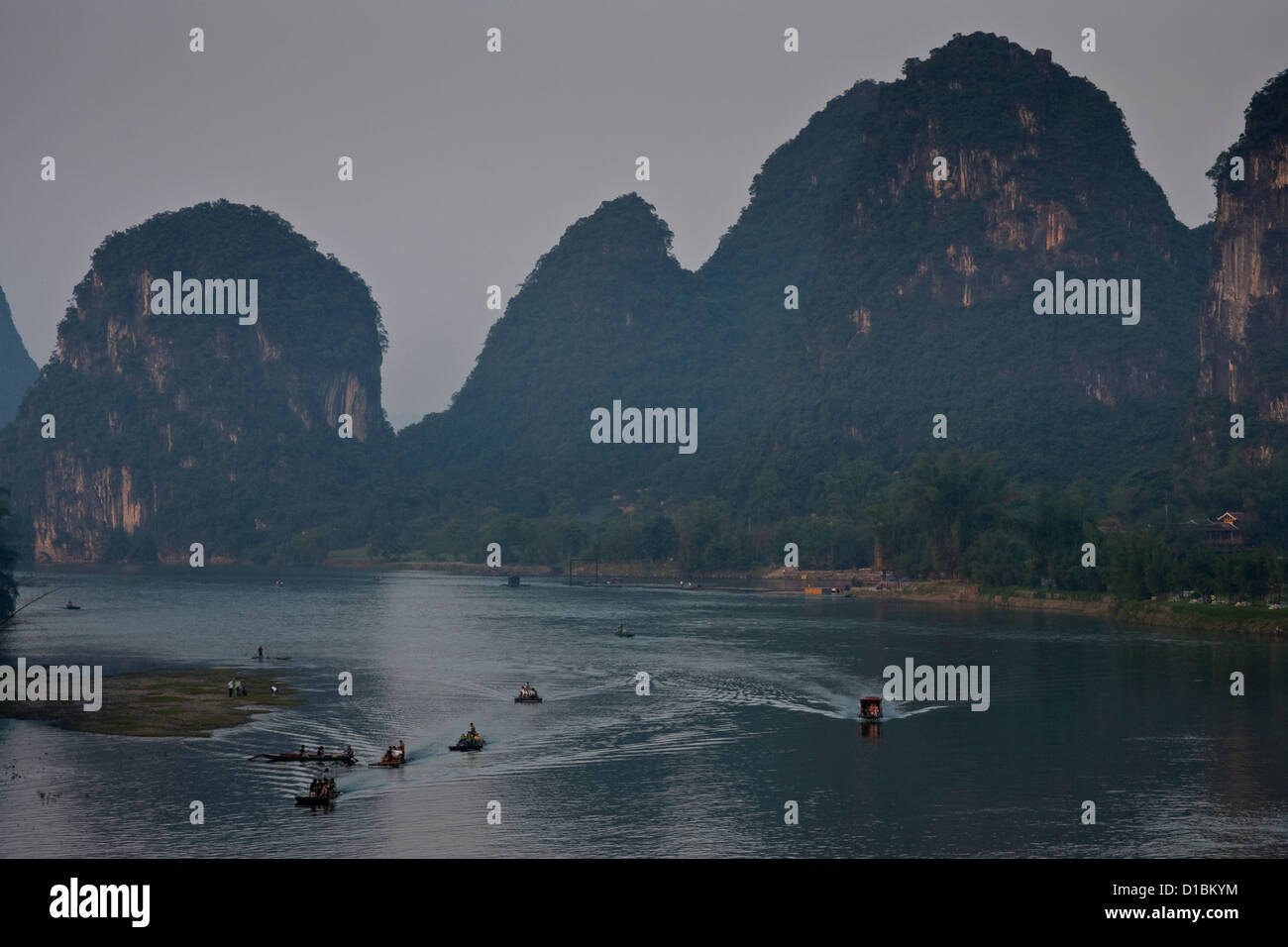 Limestone Mountain Scenery, Guilin/Yangshuo , China Stock Photo - Alamy