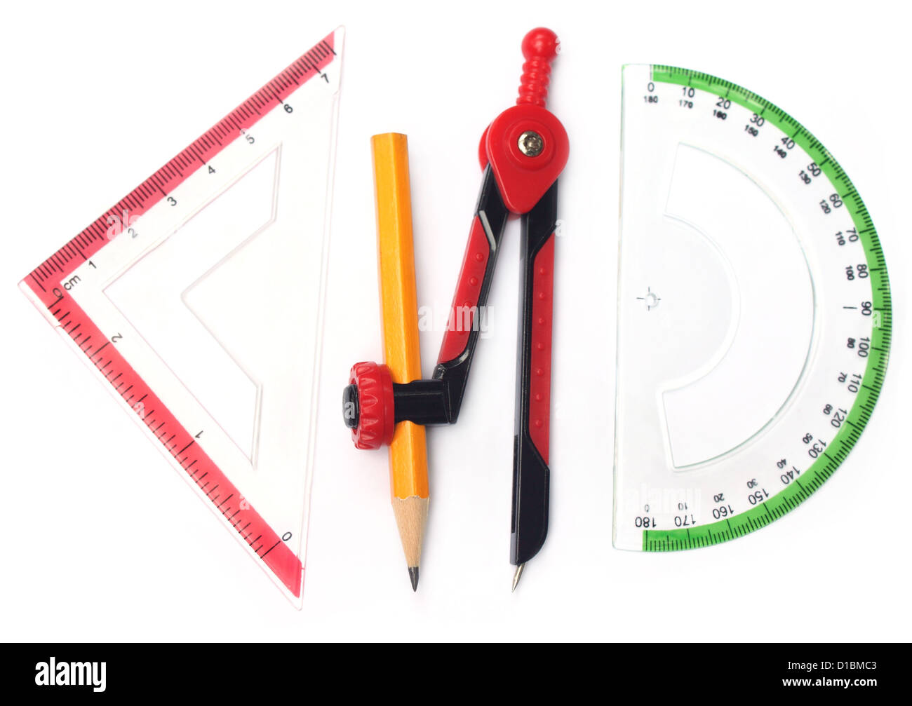Drafting tools circle hi-res stock photography and images - Alamy