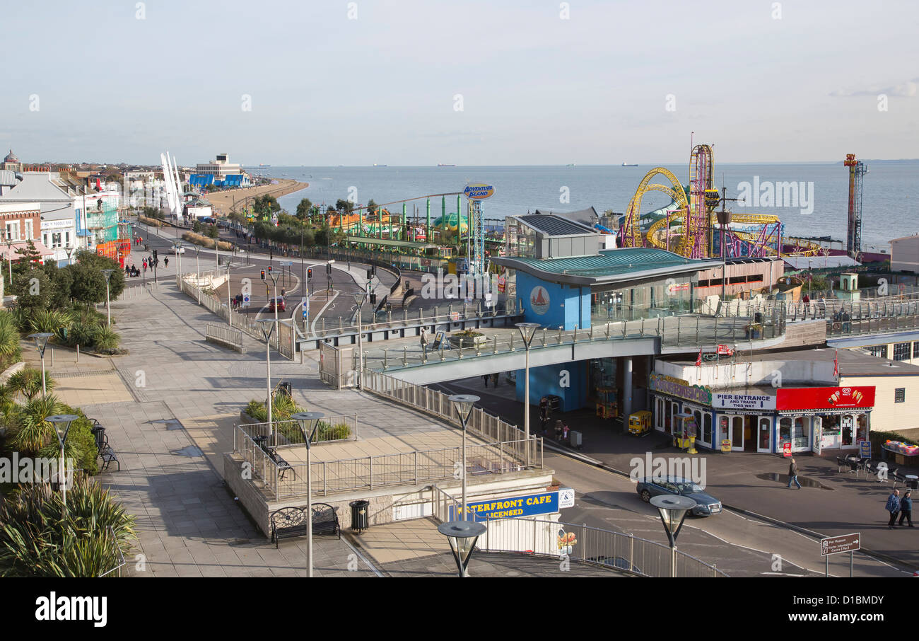 southend on sea amusement park Stock Photo - Alamy