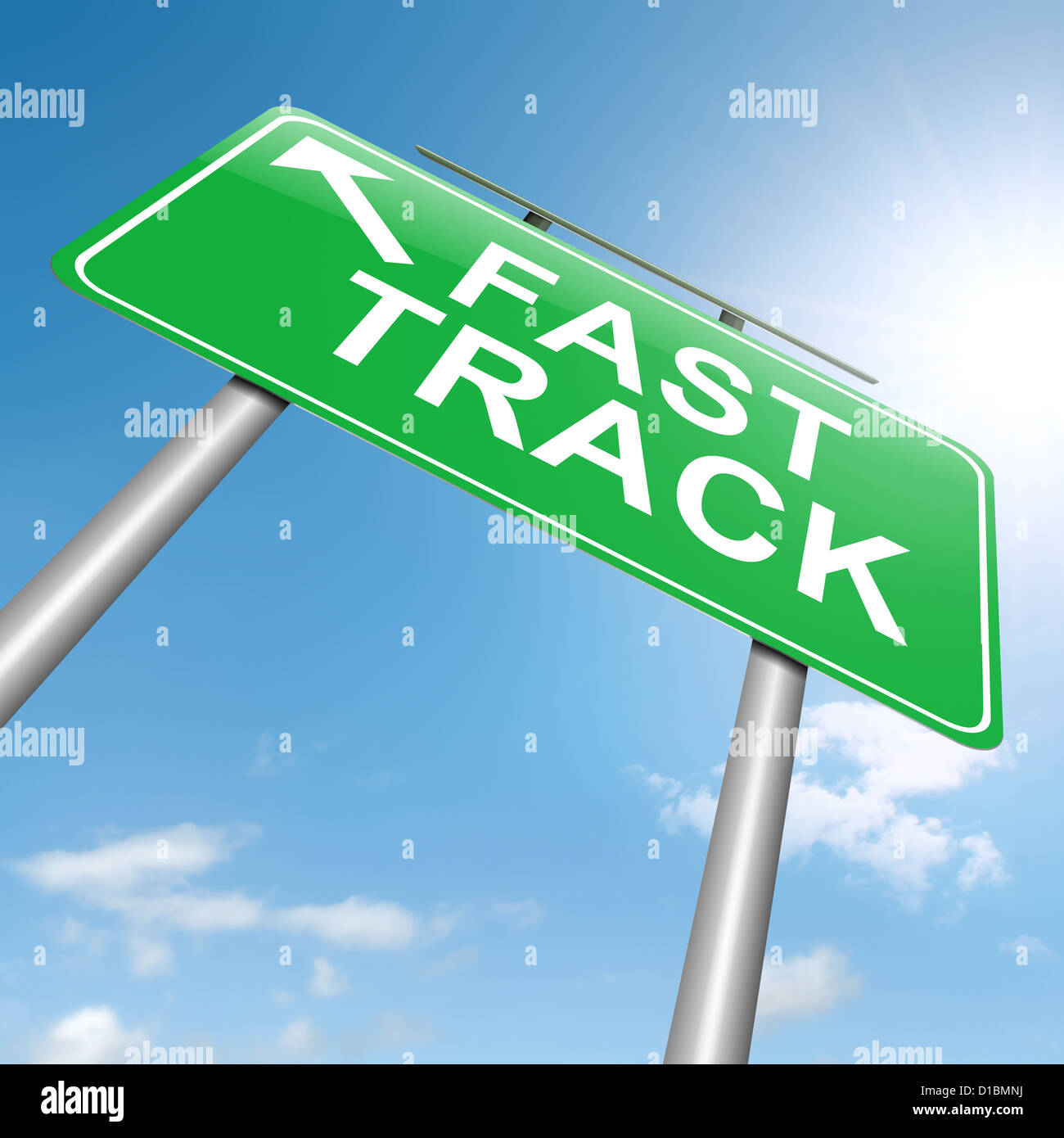 Fast track concept Stock Photo - Alamy