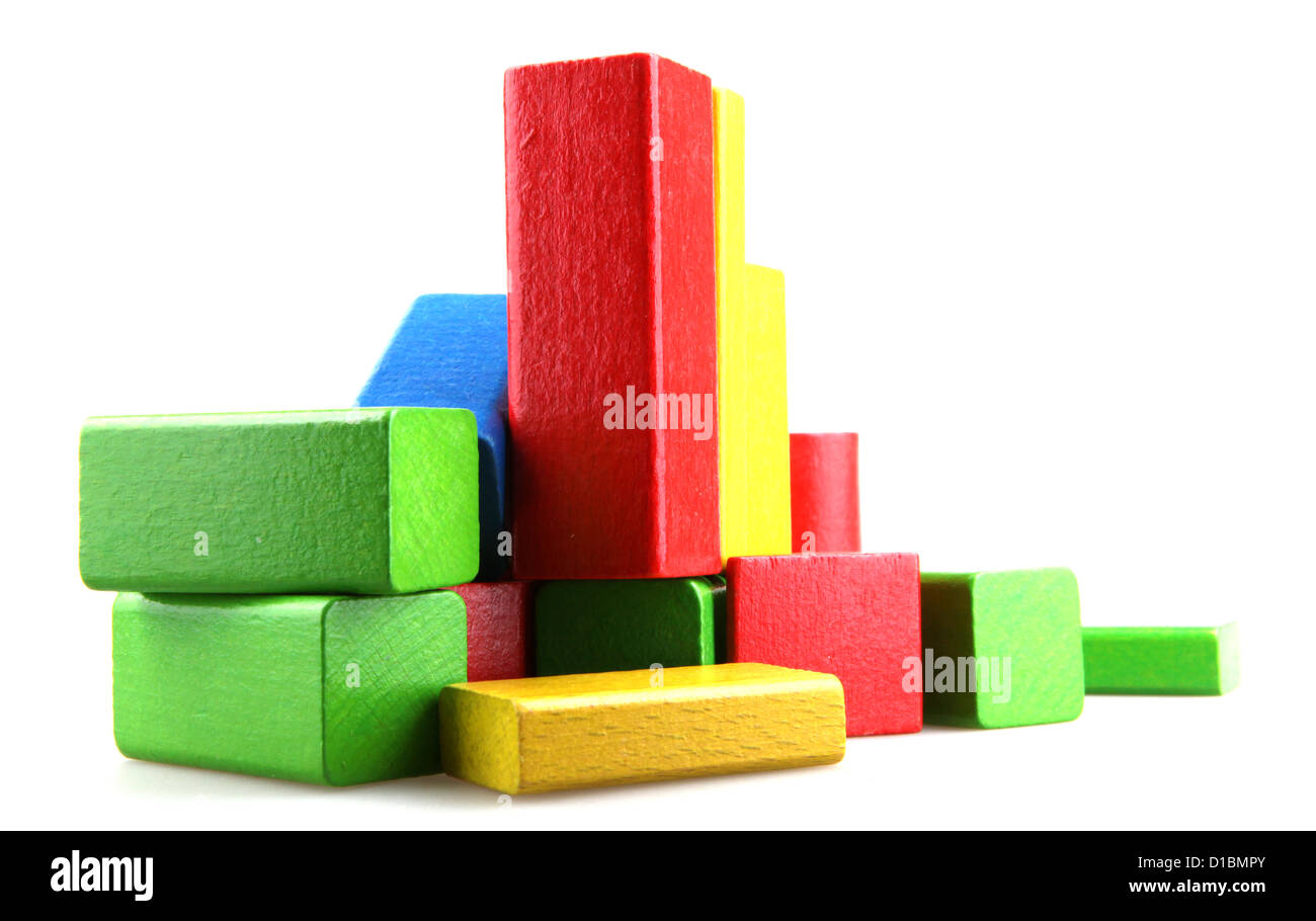 Block tower building children hi-res stock photography and images - Alamy