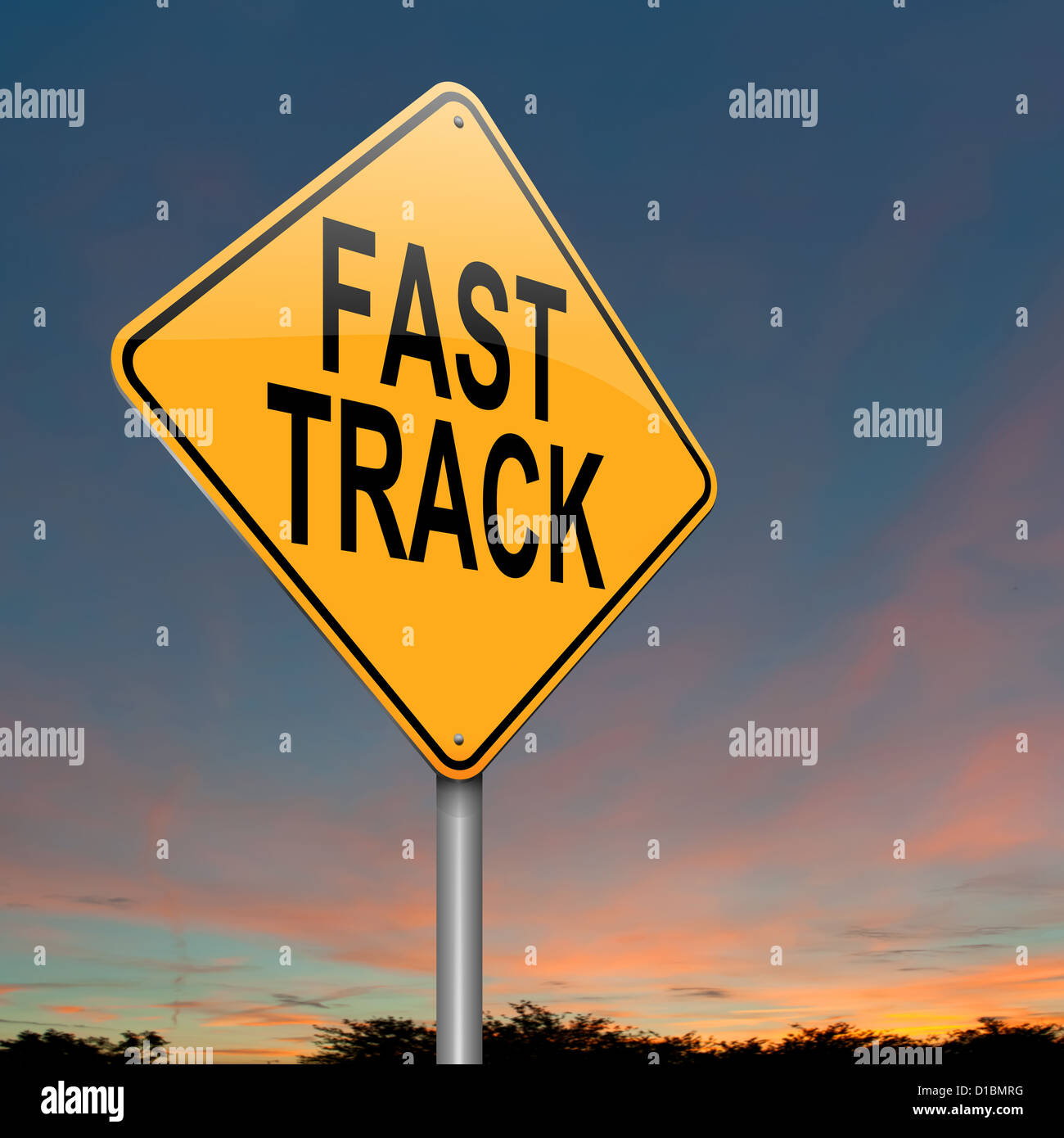 Fast track concept Stock Photo - Alamy