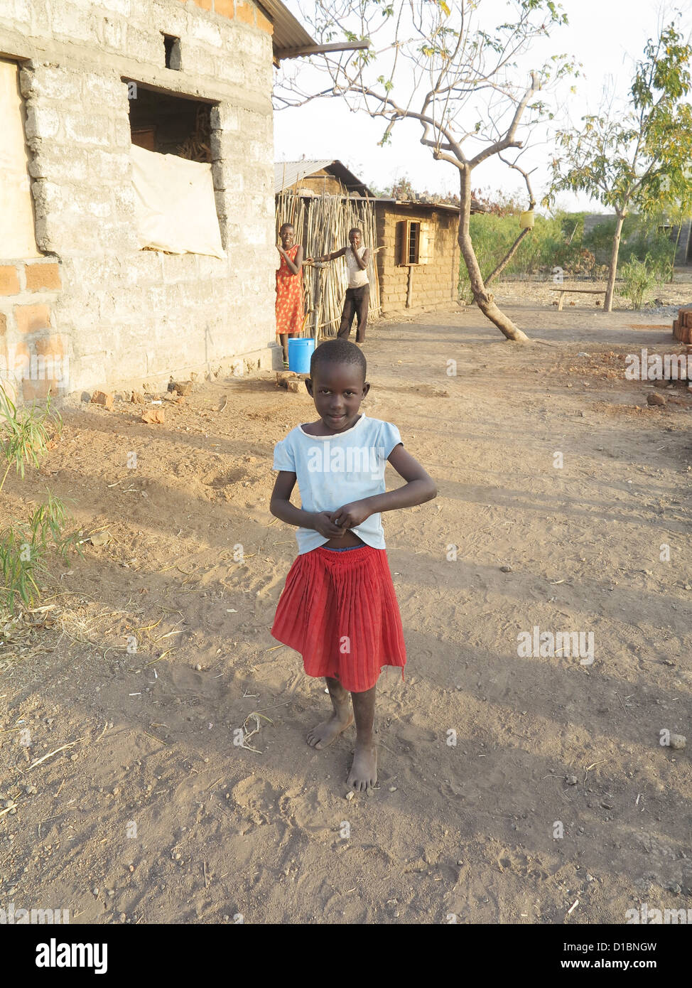 A little 5 year old girl in Africa;Children of Africa in Orphanage or ...