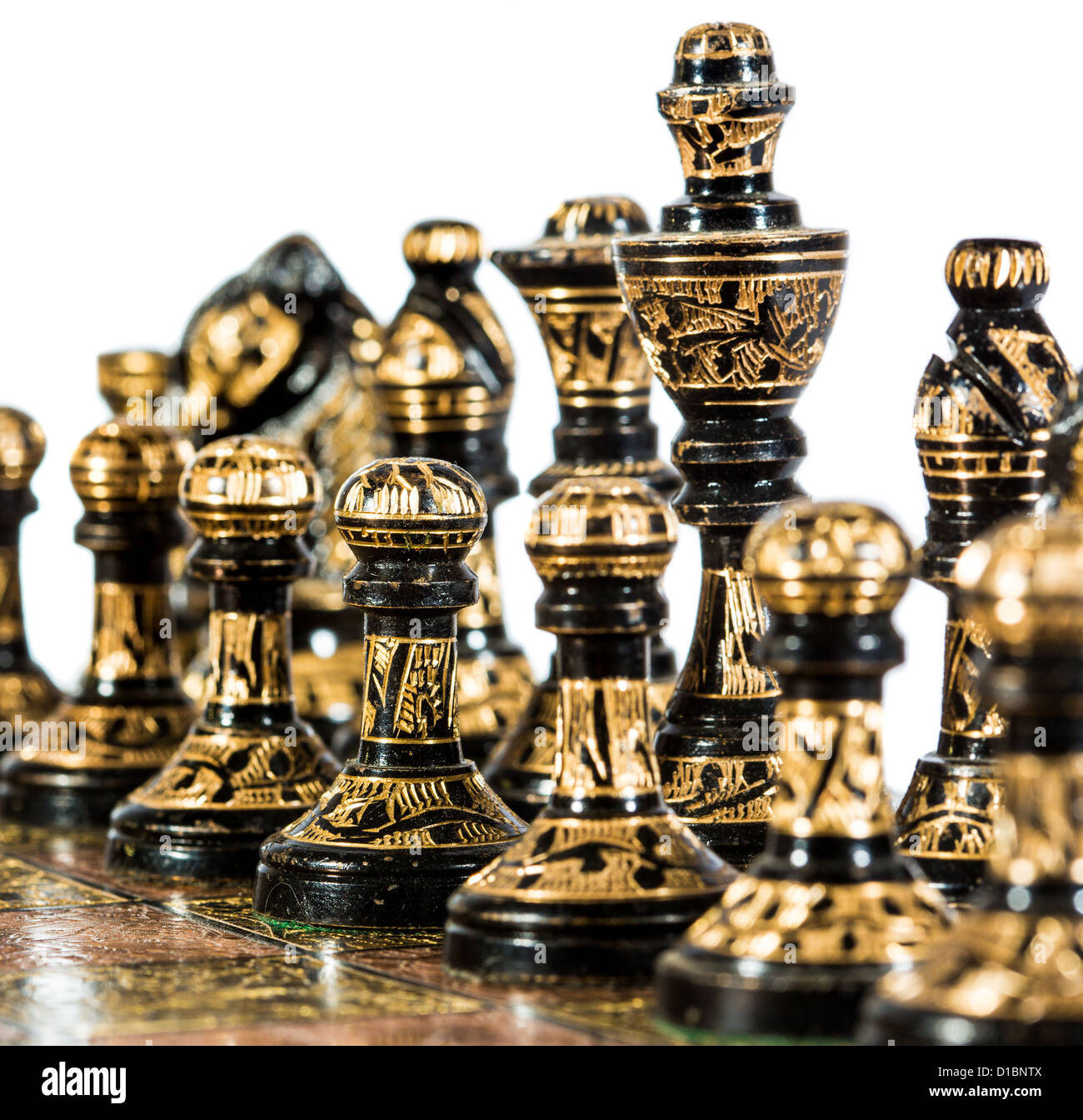 chess on a white background Stock Photo - Alamy