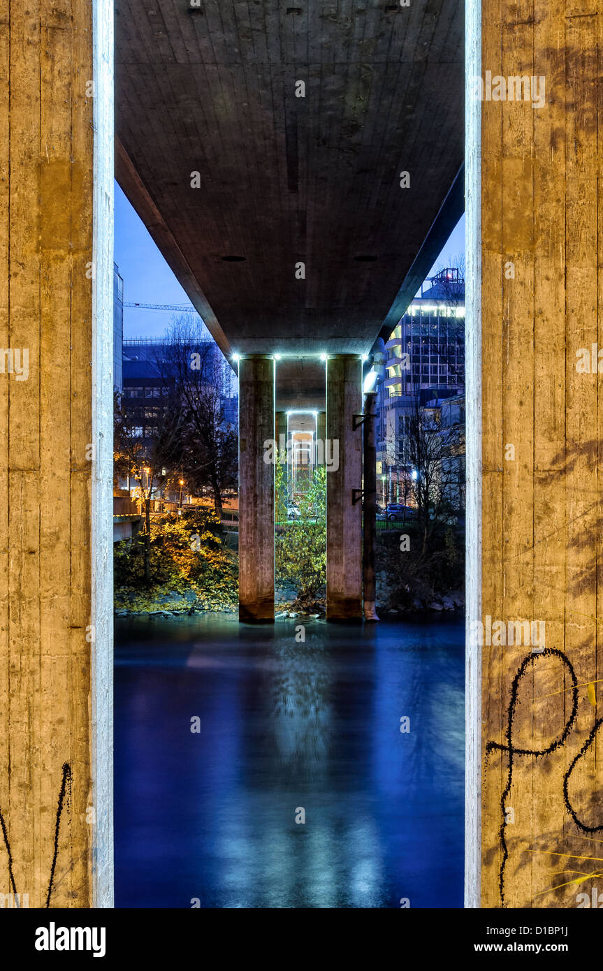 Reinforced concrete bridge pier hi-res stock photography and images - Alamy