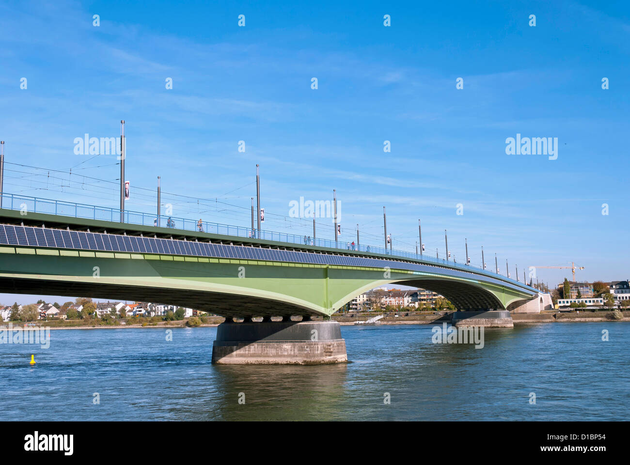 Kennedy Bridge (German: Kennedybrücke) after the reconstruction, middle ...