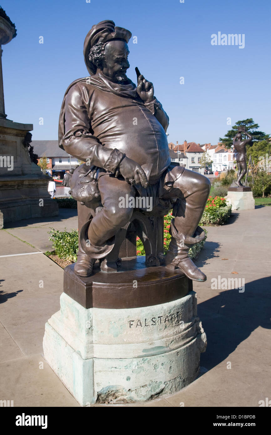 Stratford upon avon statue falstaff hi-res stock photography and images ...
