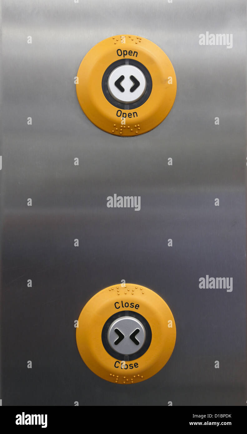 Open and close buttons hi-res stock photography and images - Alamy