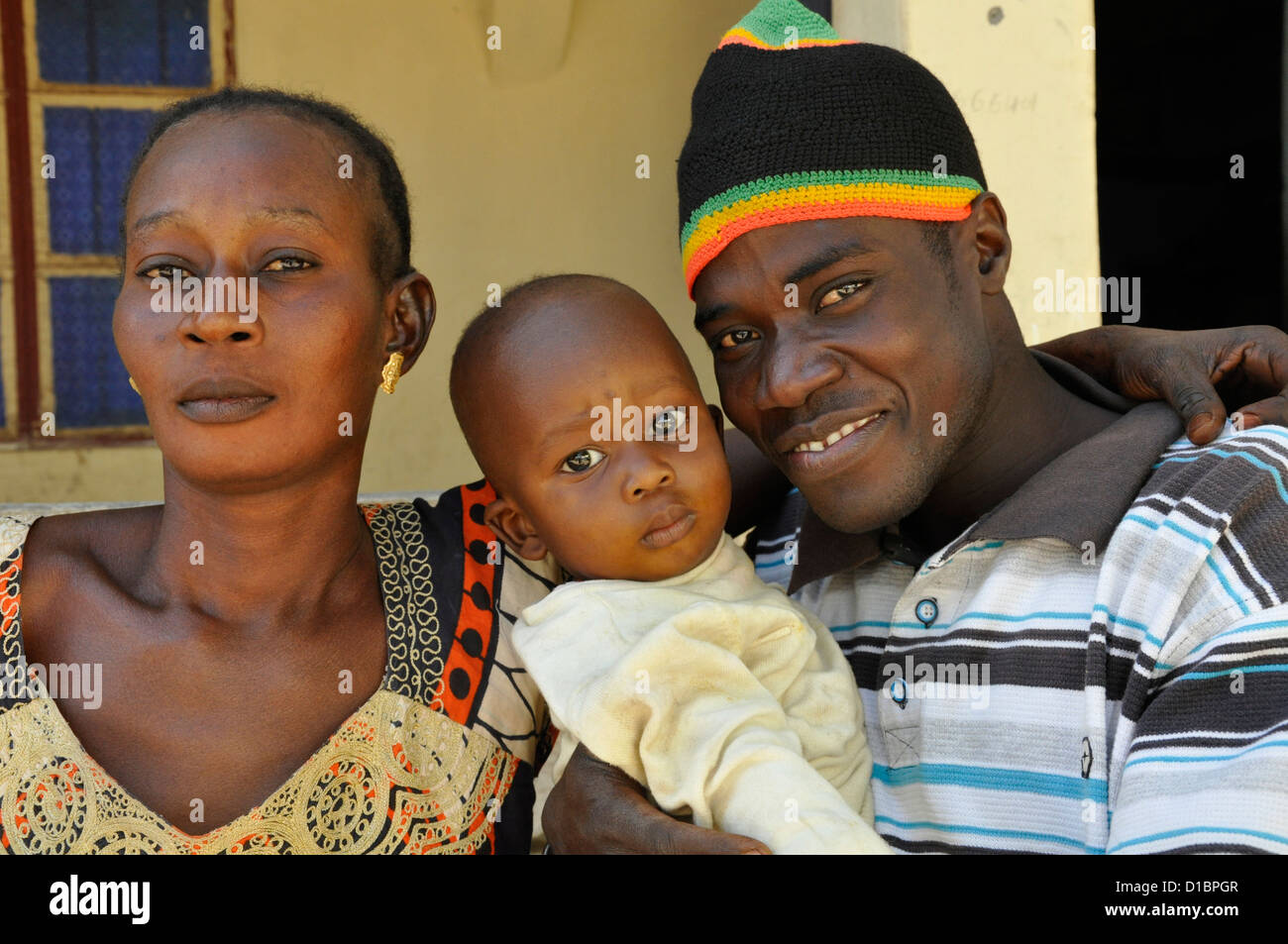 Family in the Gambia Stock Photo - Alamy