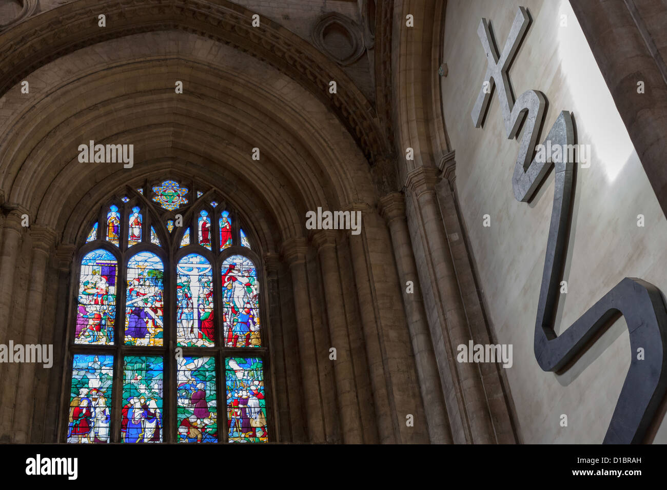 The cross inside Ely Cathedral Stock Photo - Alamy