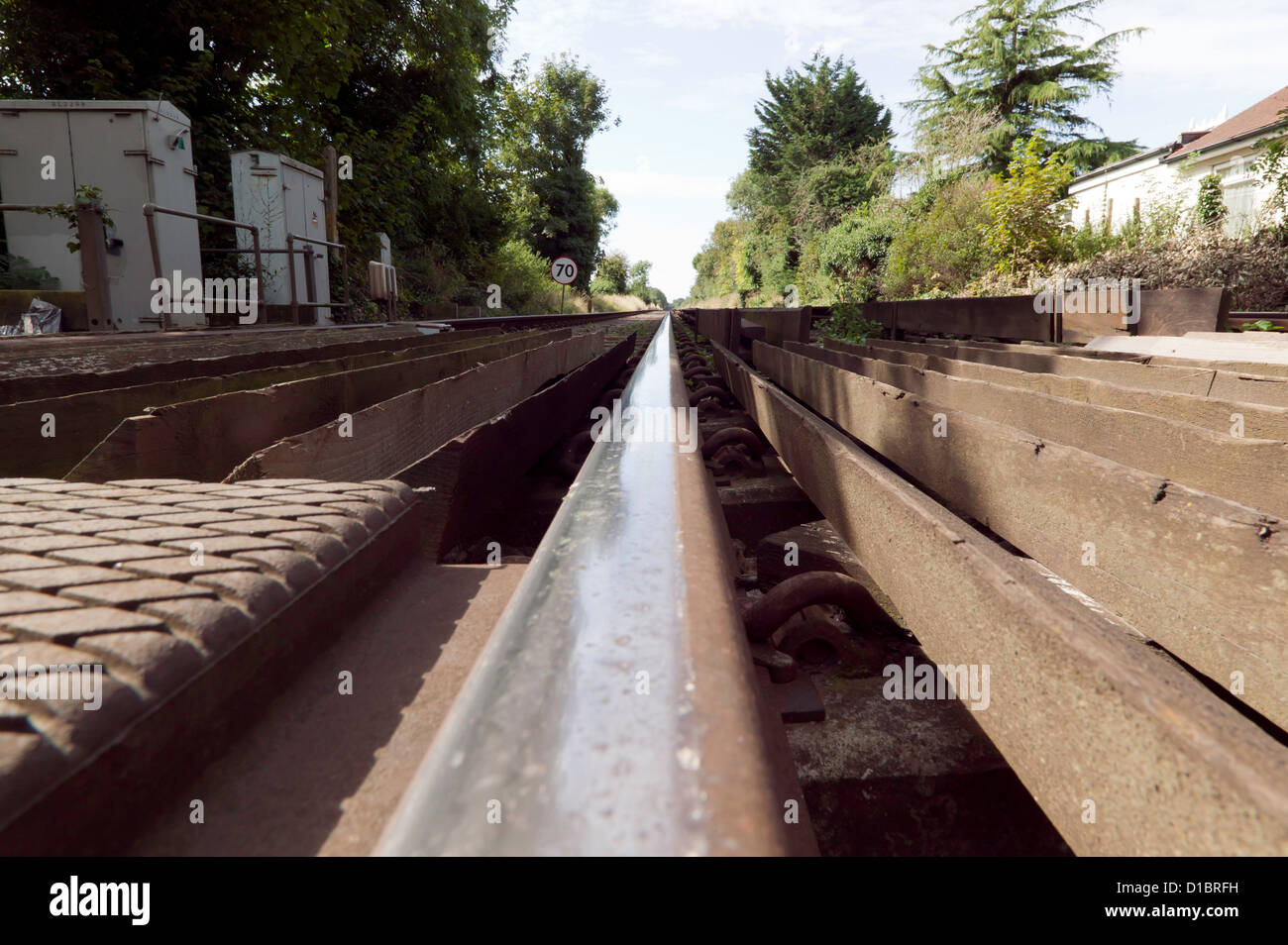 Gated level crossing hi-res stock photography and images - Alamy