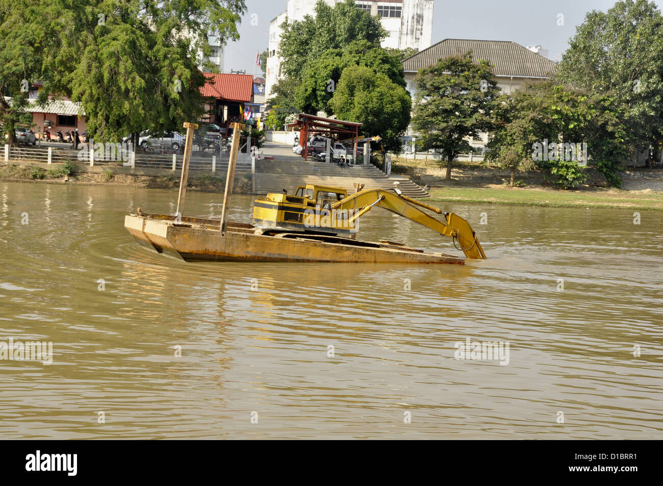 Construction barge hi-res stock photography and images - Alamy