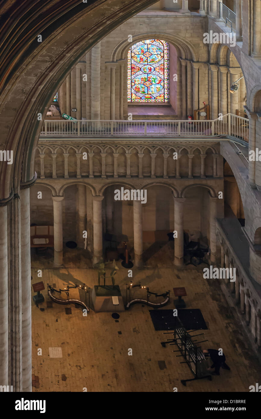 Interior view of Ely Cathedral Stock Photo - Alamy