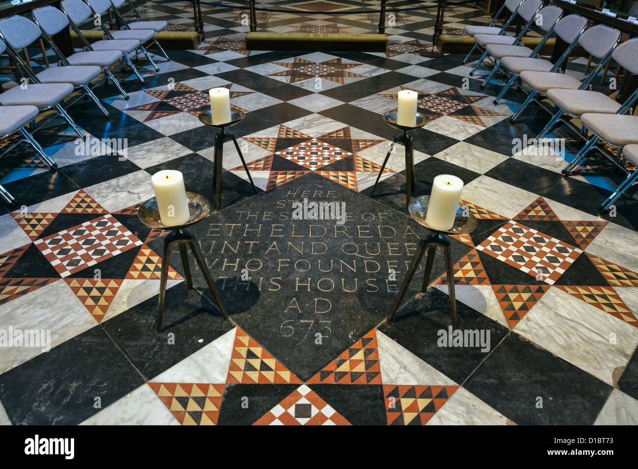 Shrine of Etheldreda Saint and Queen in Ely Cathedral Stock Photo - Alamy