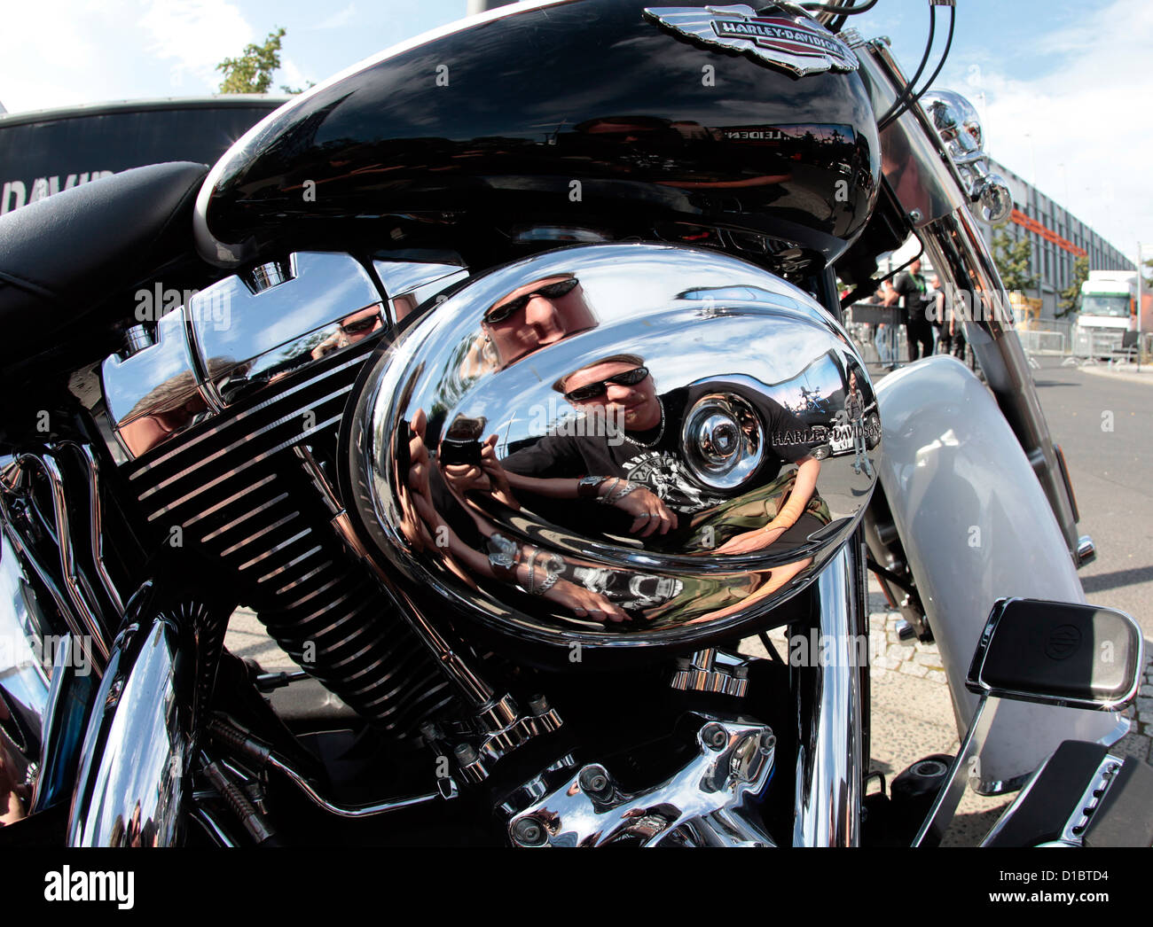 Berlin, Germany, Harley-Davidson on the Berlin Harley Days Stock Photo ...