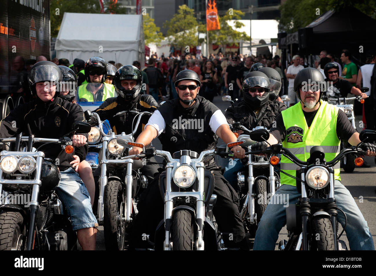Convoy of bikes hi-res stock photography and images - Alamy