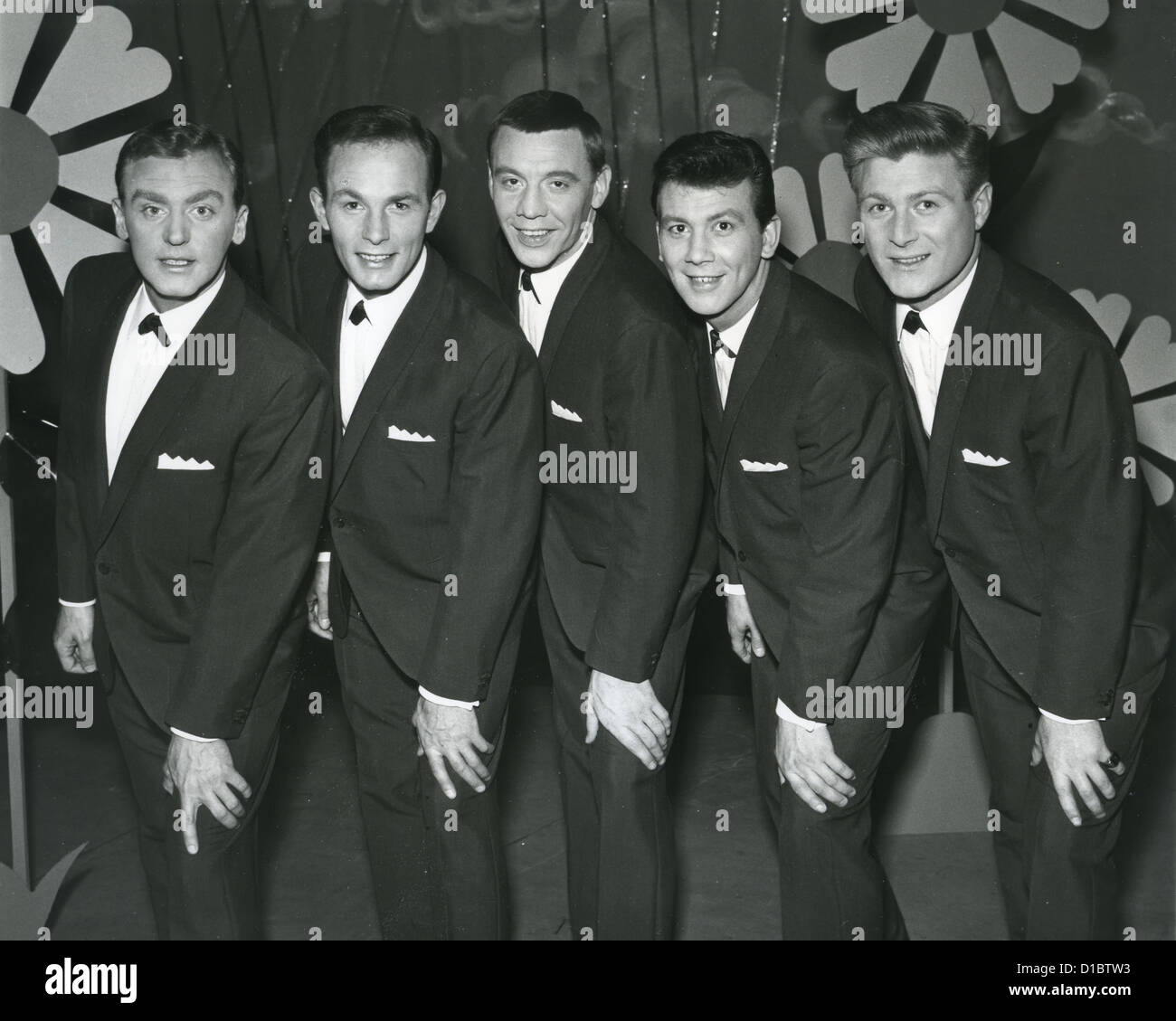 THE DALLAS BOYS US vocal group in 1958. Photo Harry Hammond Stock Photo ...