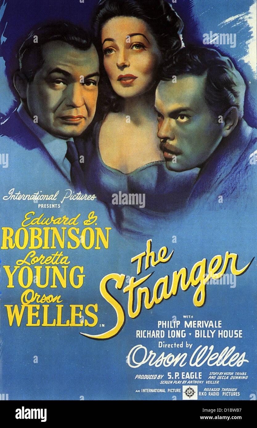 The stranger 1946 movie poster hi-res stock photography and images - Alamy