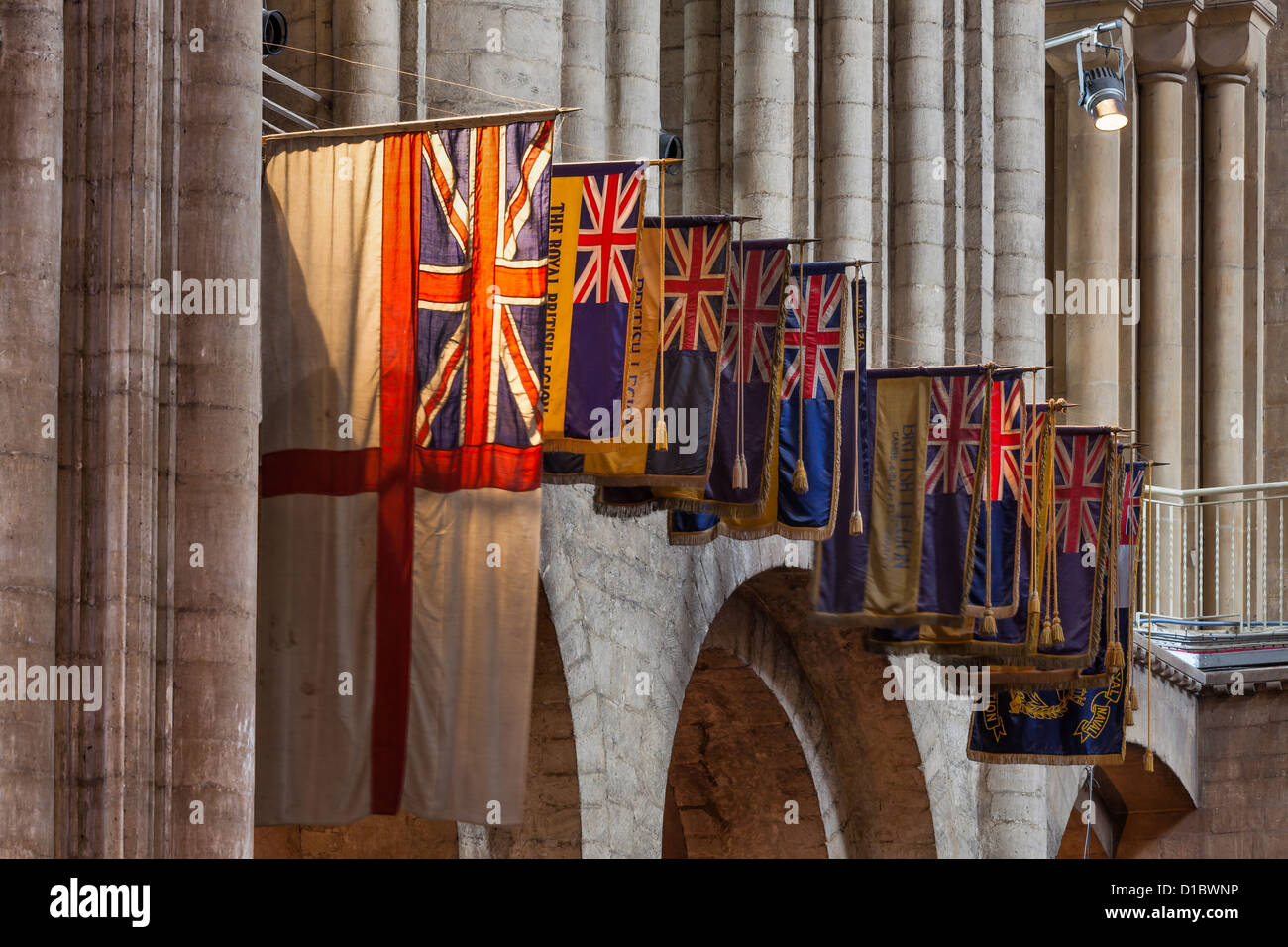 Medieval red flags hanging hi-res stock photography and images - Alamy