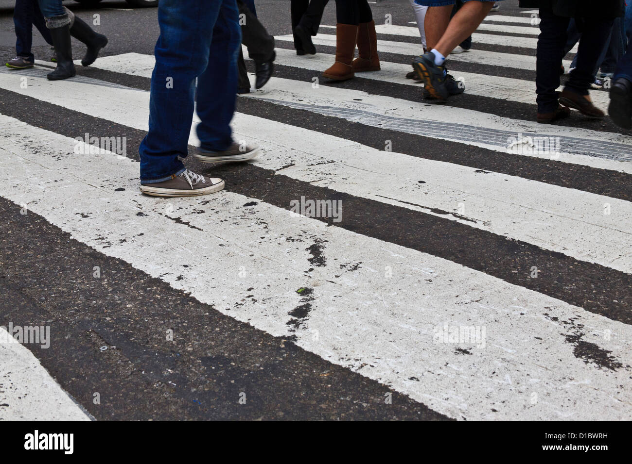 Zebra crossing america hi-res stock photography and images - Alamy