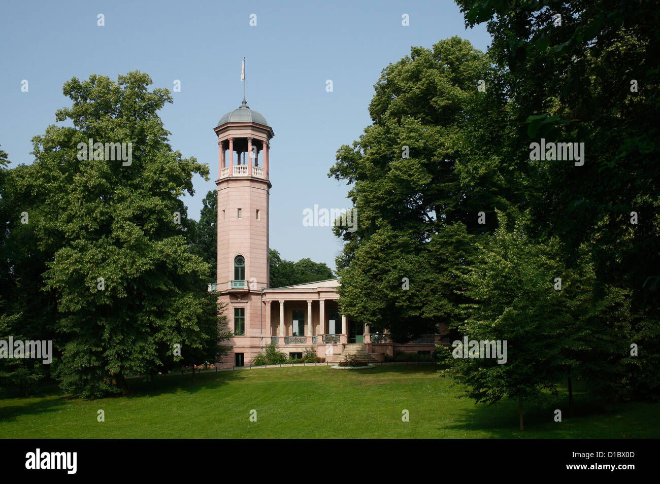 Berlin, Germany, Castle Biesdorf in the Marzahn-Hellersdorf Stock Photo ...