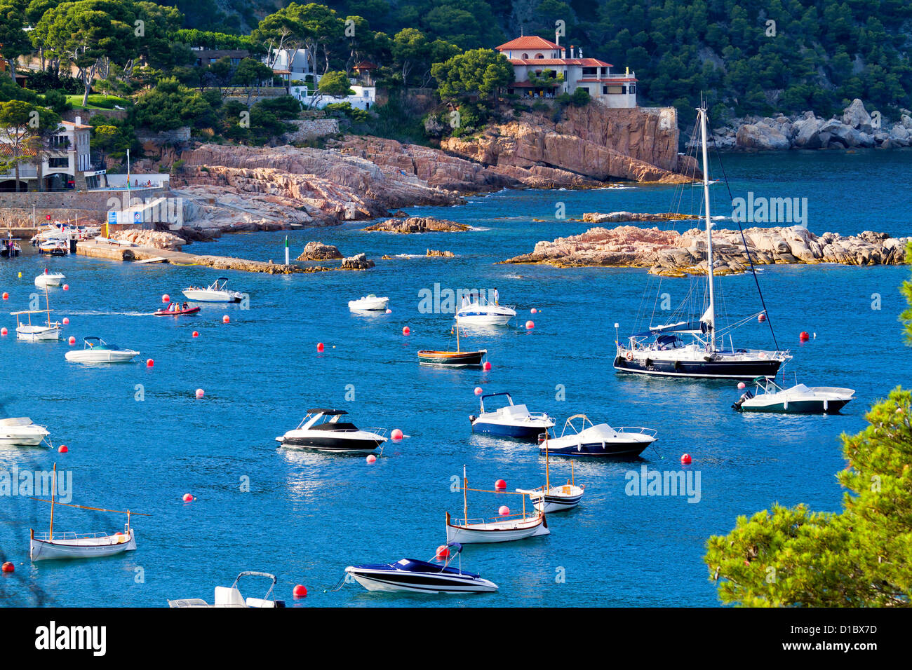 Beautiful bay on the spanish coast (Costa Brava Stock Photo - Alamy