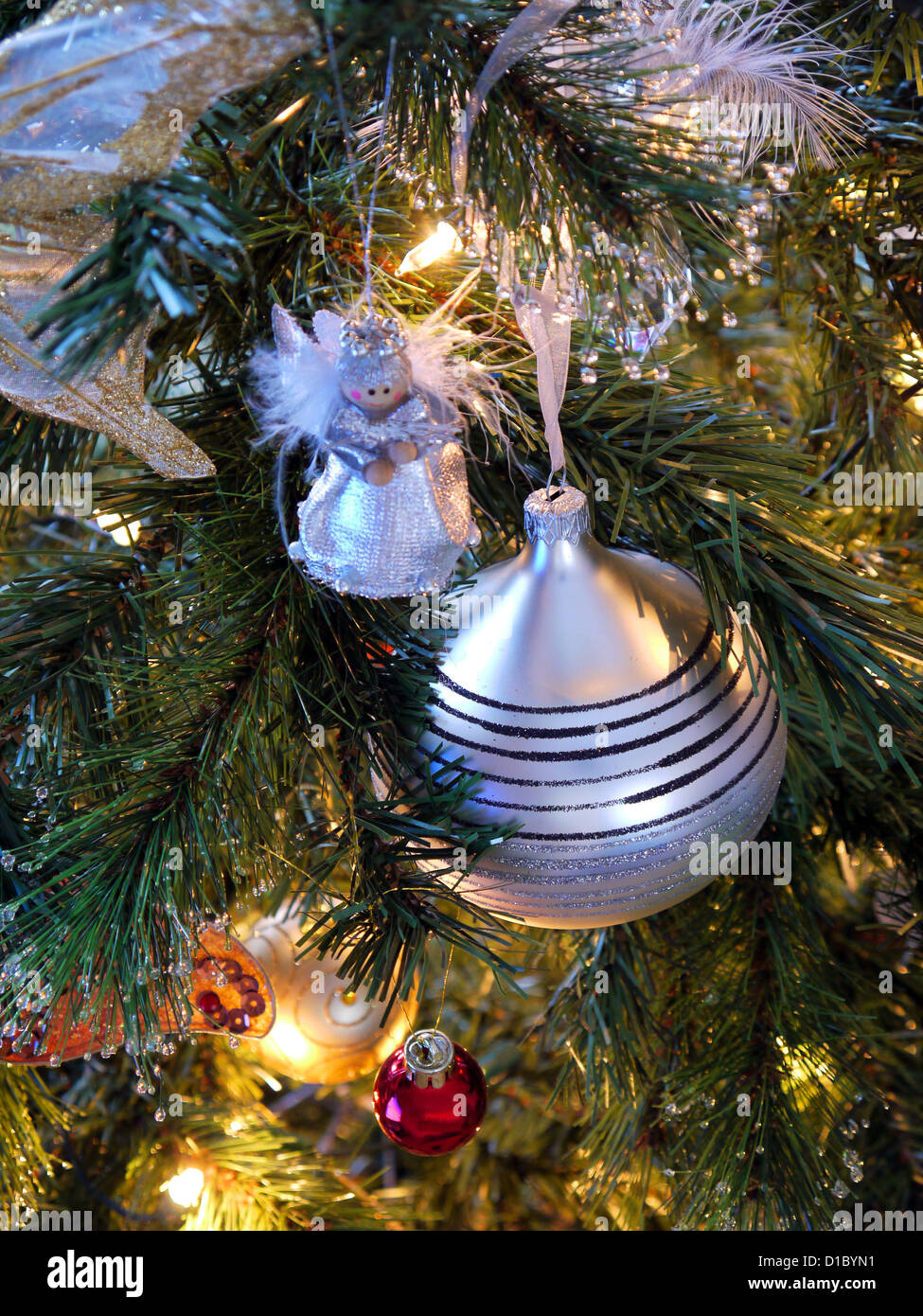 Christmas tree angel hi-res stock photography and images - Alamy