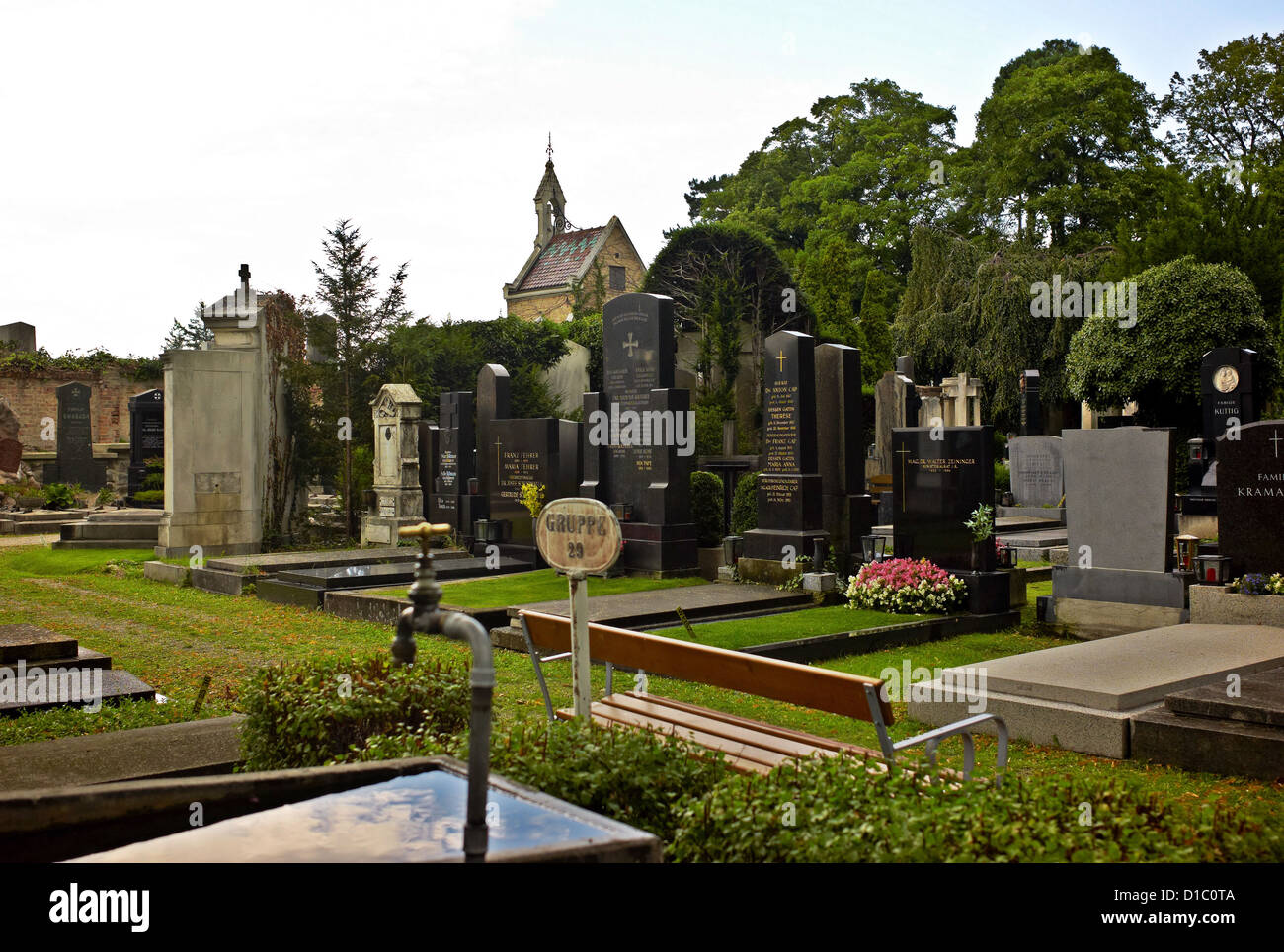 -Cemetery- Vienna (Austria Stock Photo - Alamy