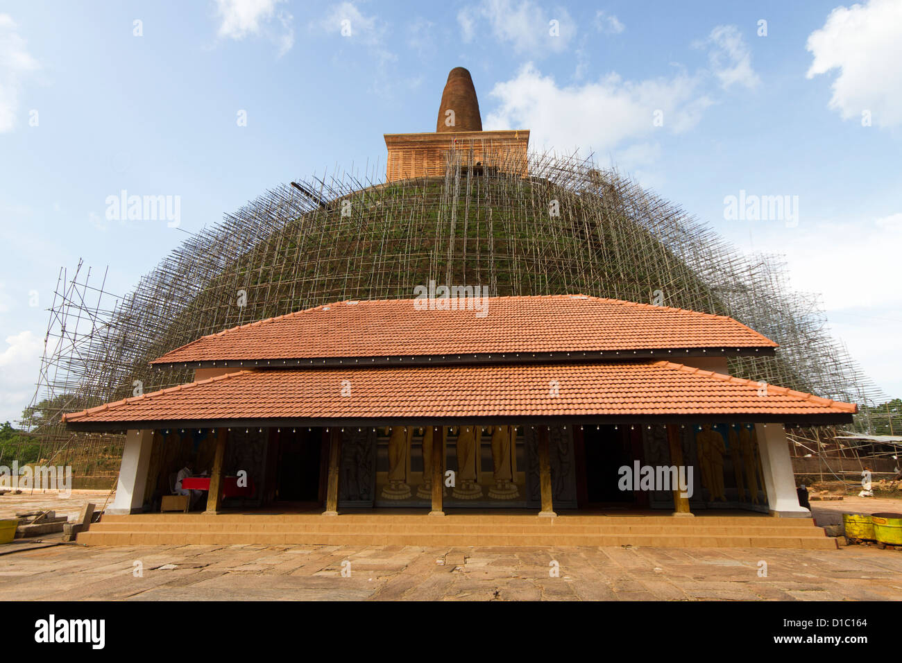 Enrtance temple of Abhayagiri Stock Photo - Alamy