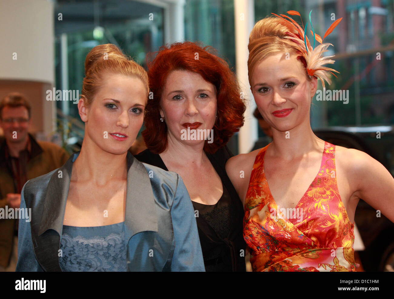 Berlin, Germany, designer Gesine Wessels with Catherine Daniela Werning ...