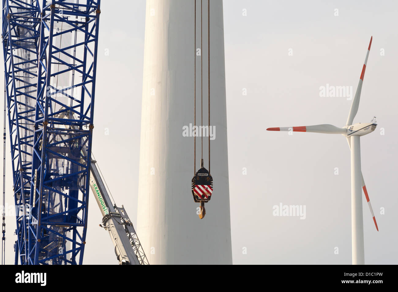 Wind turbine construction hi-res stock photography and images - Alamy