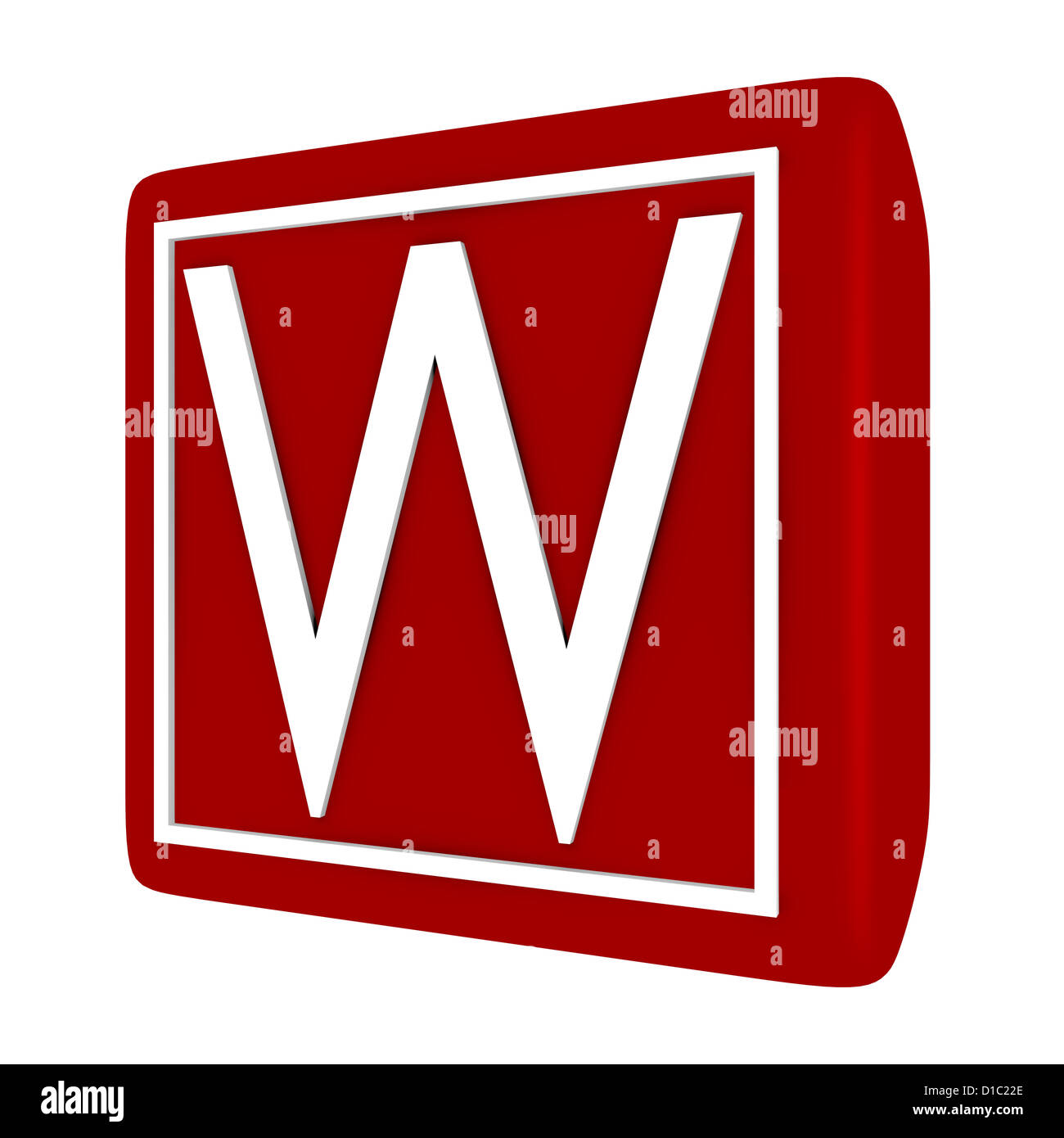 W font hi-res stock photography and images - Alamy