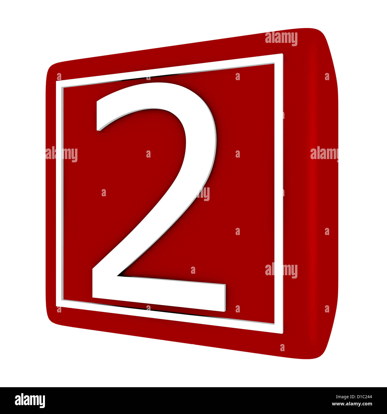 Number 1 2 Cut Out Stock Images & Pictures - Alamy