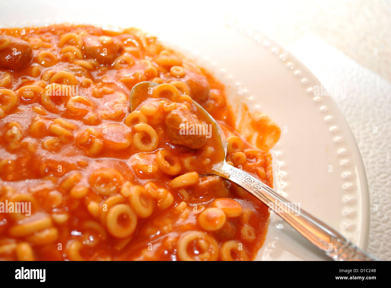 Pasta For Lunch Stock Photo - Alamy
