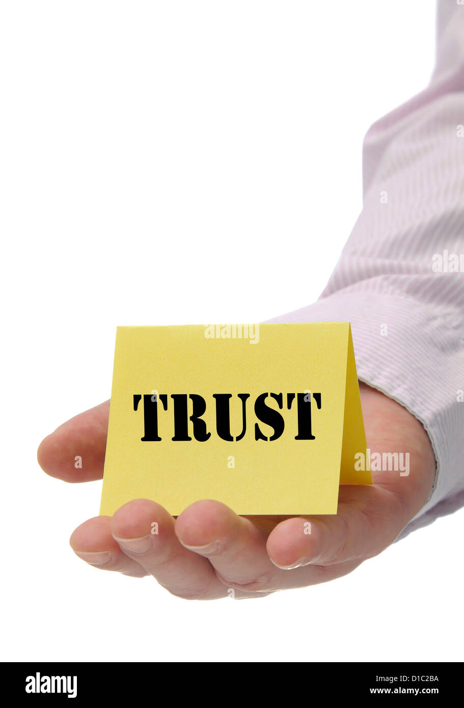 Symbol of trust hi-res stock photography and images - Alamy