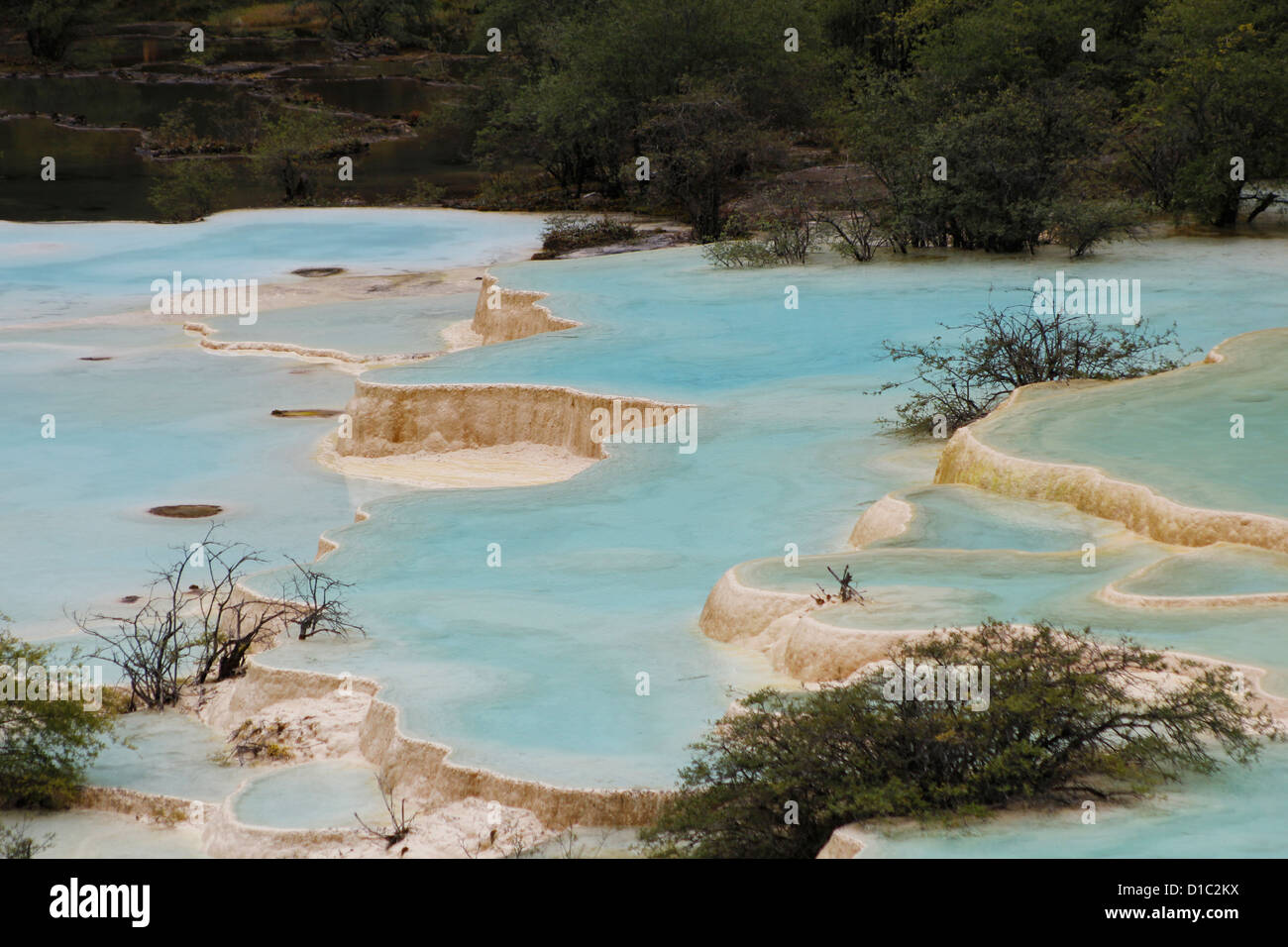 Huanglong china unesco hi-res stock photography and images - Alamy