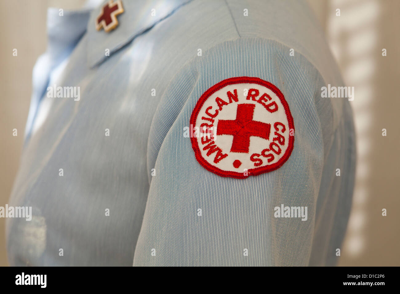 American Red Cross shoulder patch Stock Photo - Alamy