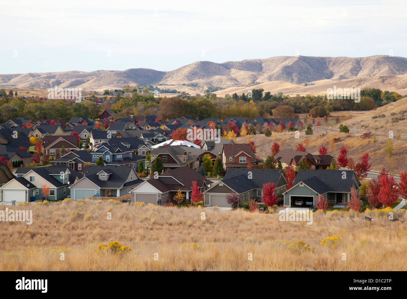 Hidden Valley housing development outside Boise, Idaho Stock Photo - Alamy