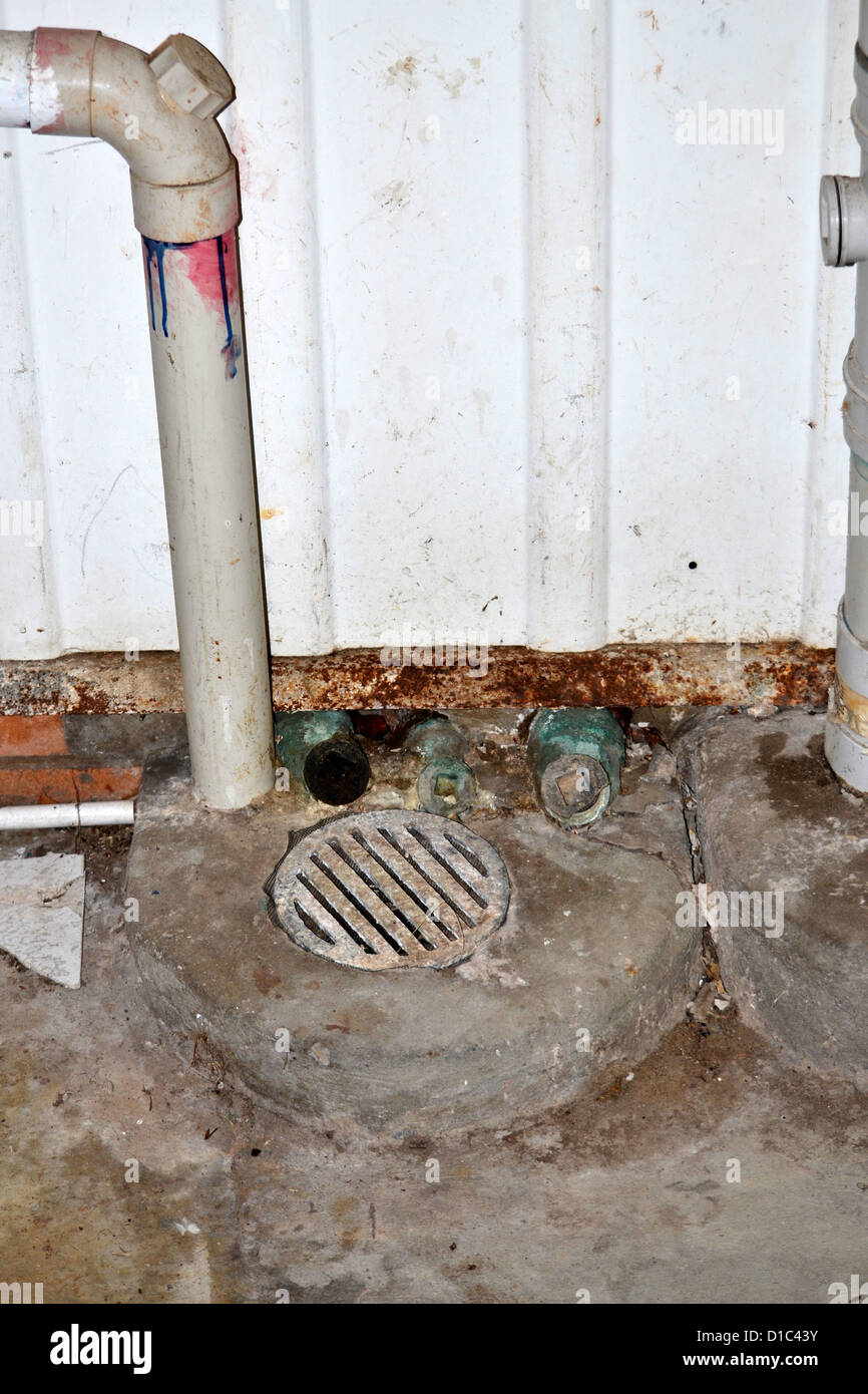 Old rusty drain pipe Stock Photo - Alamy