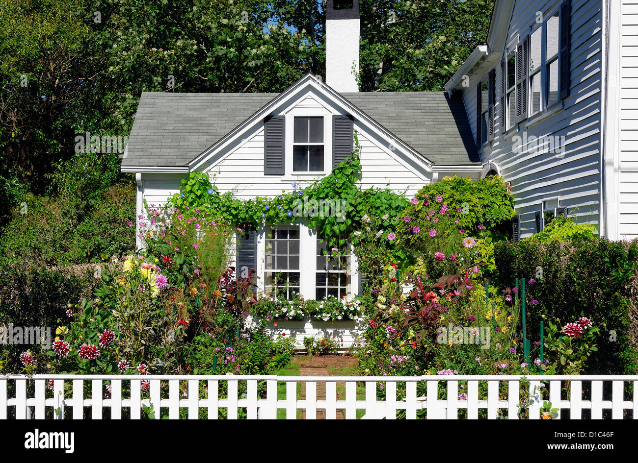 Edgartown homes marthas vineyard massachusetts hi-res stock photography ...